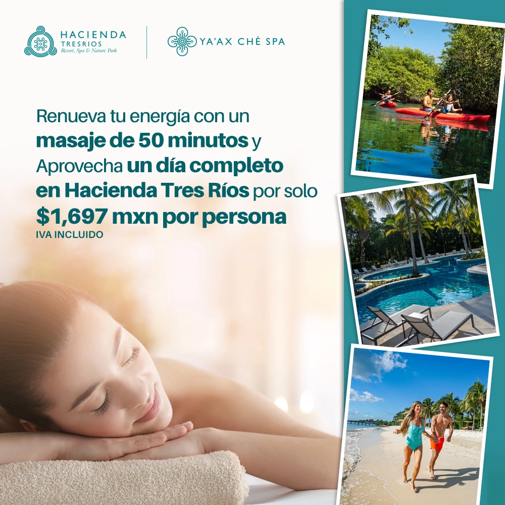 Hacienda Tres Rios Promociones / Spa - Sunset World Resorts & Vacations ...